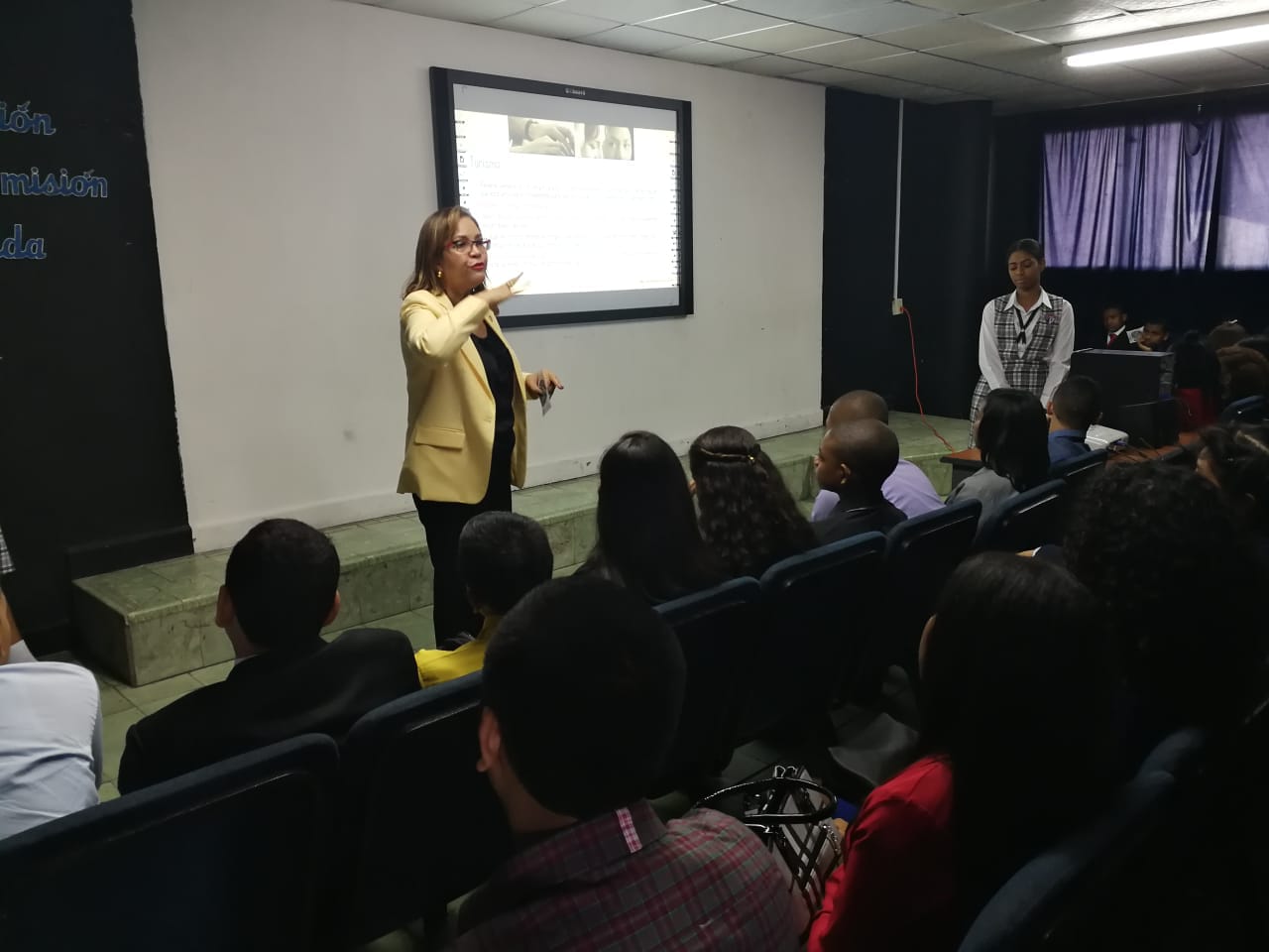 USMA Colón visita al Colegio San José La Salle de Margarita